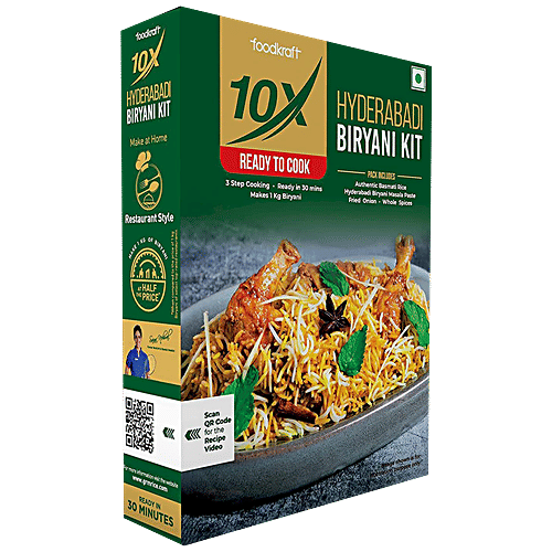 Buy 10X Hyderabadi Biryani Kit - Ready To Cook Online at Best Price of ...