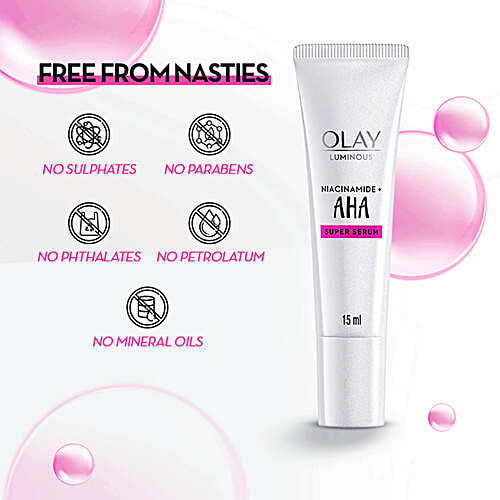 Buy Olay Luminous Niacinamide + AHA Super Serum - Acne Mark & Spot ...