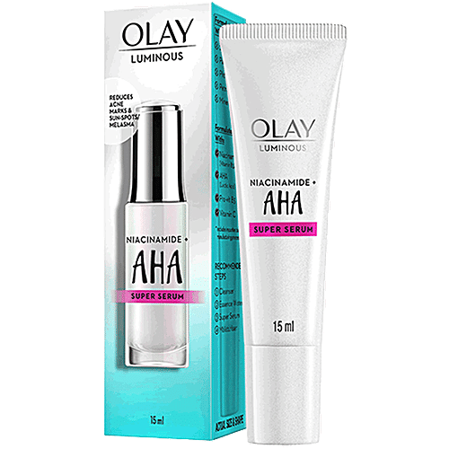 Buy Olay Luminous Niacinamide + AHA Super Serum - Acne Mark & Spot ...