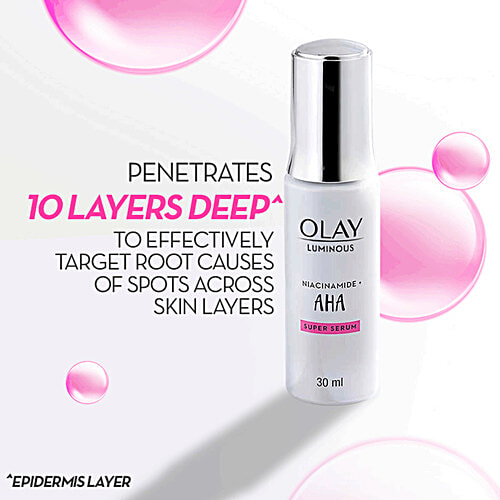 Buy Olay Luminous Niacinamide + AHA Super Serum - Acne Mark & Spot ...