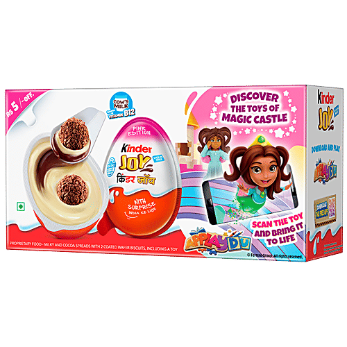 Buy Kinder Joy Pink Edition For Girls - Made From Cows Milk With ...