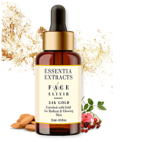Buy ESSENTIA EXTRACTS 24K Gold Face Serum - Boosts Collagen Online at ...