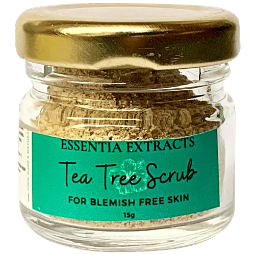 Buy ESSENTIA EXTRACTS Tea Tree Face & Body Exfoliating Scrub - Bright ...