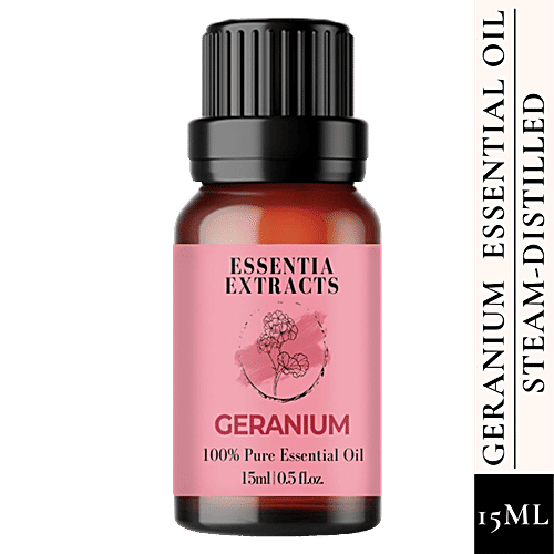 Buy Essentia Extracts Geranium Essential Oil - Aromatherapy & Soothing ...