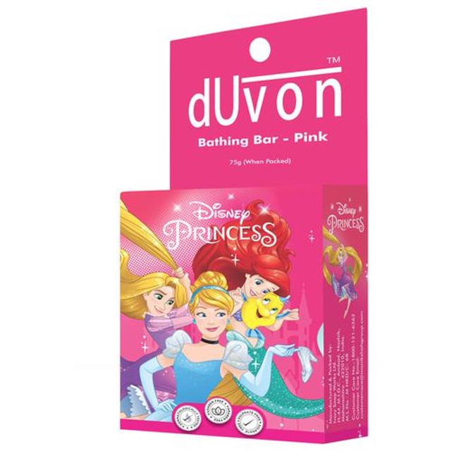 Buy DUVON Disney Princess Bathing Bar - Pink, For Girl Kids, Paraben ...