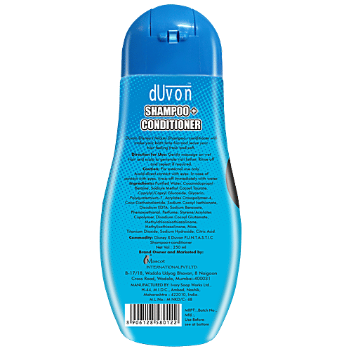 Buy DUVON Disney Mickey 2-in-1 Shampoo & Conditioner - Funtastic, For ...
