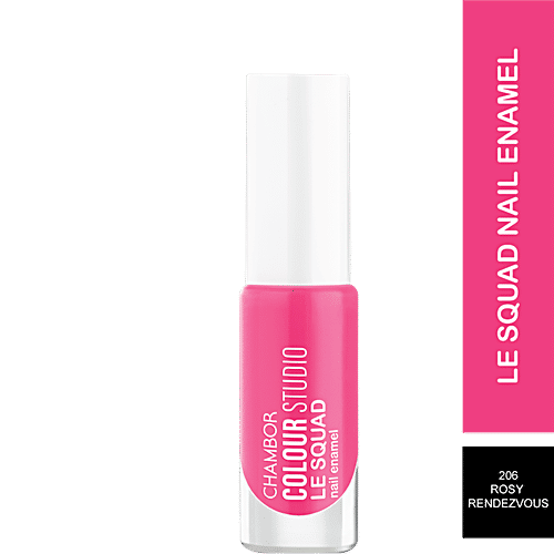 Buy Chambor Colour Studio – Le Squad Nail Enamel, Chip Resistant, Long ...