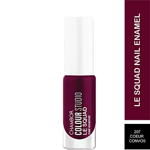 Buy Chambor Colour Studio – Le Squad Nail Enamel, Chip Resistant, Long ...
