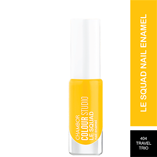 Buy Chambor Colour Studio â€“ Le Squad Nail Enamel, Chip Resistant ...