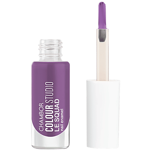 Buy CHAMBOR Colour Studio – Le Squad Nail Enamel, Chip Resistant, Long ...