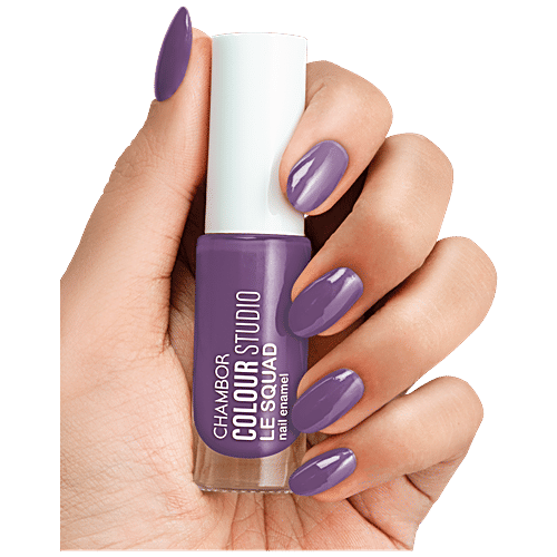 Buy CHAMBOR Colour Studio – Le Squad Nail Enamel, Chip Resistant, Long ...