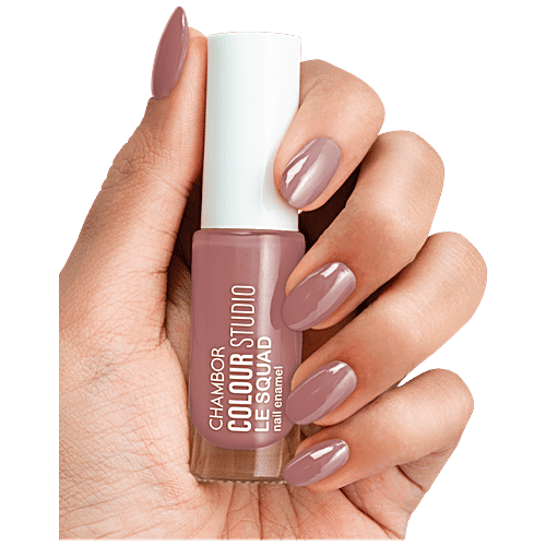 Buy CHAMBOR Colour Studio – Le Squad Nail Enamel, Chip Resistant, Long ...