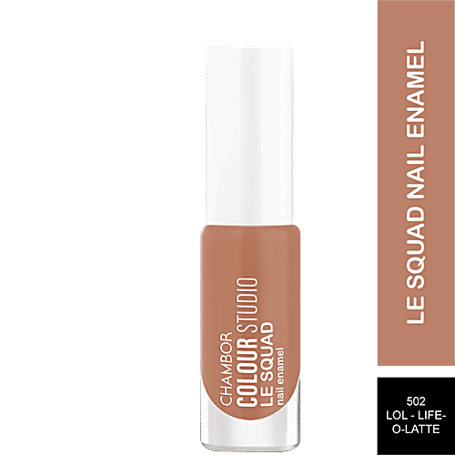 Buy CHAMBOR Colour Studio – Le Squad Nail Enamel, Chip Resistant, Long ...