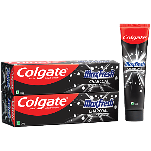 Buy Colgate MaxFresh Charcoal Toothpaste - With Cooling Crystals ...