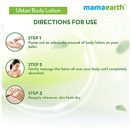 Buy Mamaearth Ubtan Body Lotion - With Turmeric & Kokum Butter, For Glowing Skin Online at Best ...