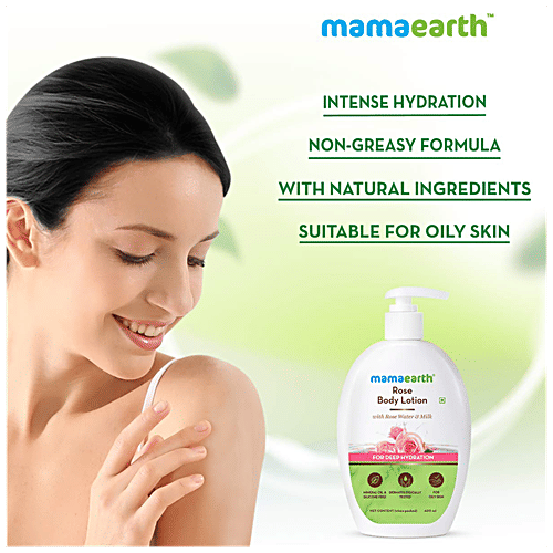 Buy Mamaearth Rose Body Lotion - With Rose Water & Milk, For Deep ...