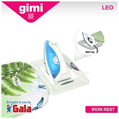 Buy Gimi Leo Ironing Board/Table - Foldable, Felt Pad With Cotton Cover, Easy To Store Online at ...