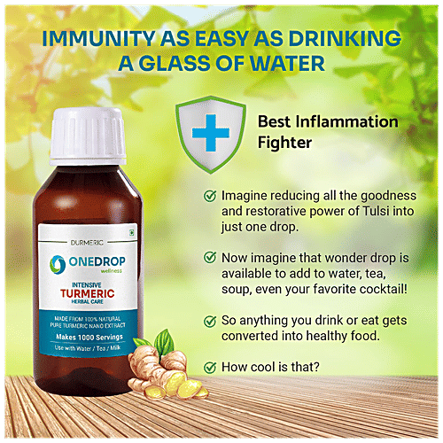Buy DURMERIC Onedrop Intensive Turmeric Herbal Drops - Immunity Booster ...