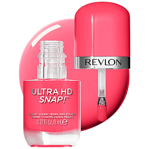 Buy Revlon Ultra HD Snap Nail Enamel - Rich Glossy Finish, 100% Vegan ...