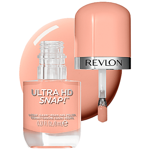 Buy Revlon Ultra HD Snap Nail Enamel - Rich Glossy Finish, 100% Vegan ...