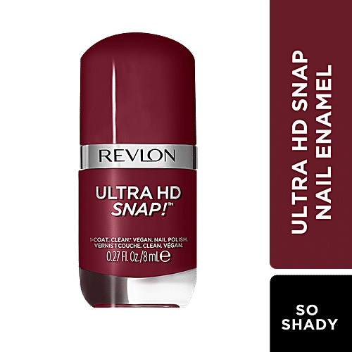 Buy Revlon Ultra HD Snap Nail Enamel - Rich Glossy Finish, 100% Vegan ...