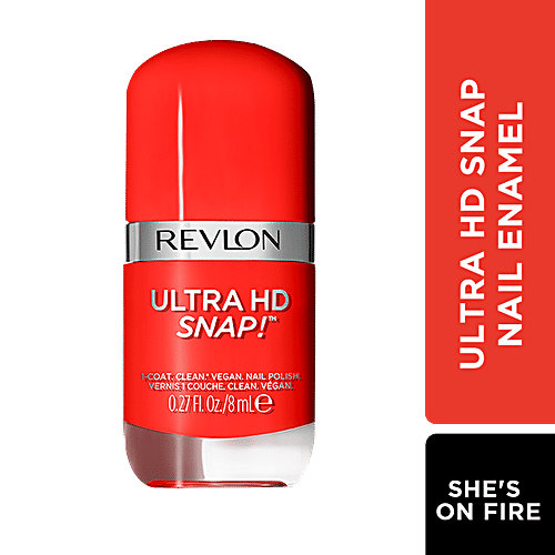 Buy Revlon Ultra HD Snap Nail Enamel - Rich Glossy Finish, 100% Vegan ...