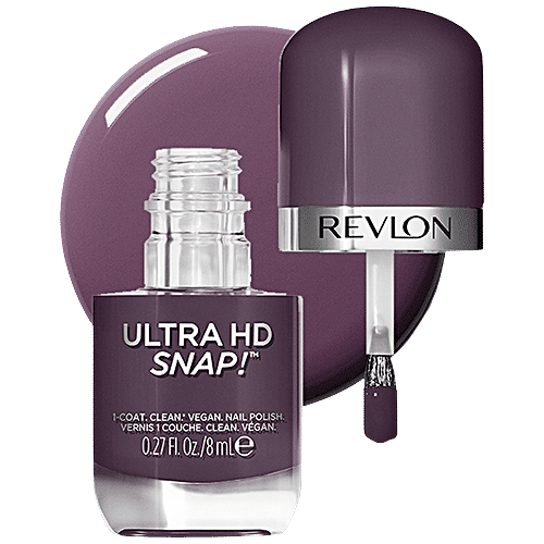 Buy Revlon Ultra HD Snap Nail Enamel - Rich Glossy Finish, 100% Vegan ...