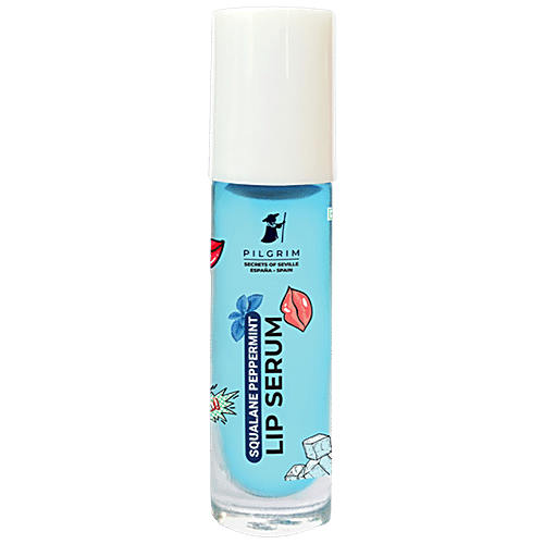 Buy Pilgrim Squalane Lip Serum Roll-On - Peppermint, For Plump Skin ...