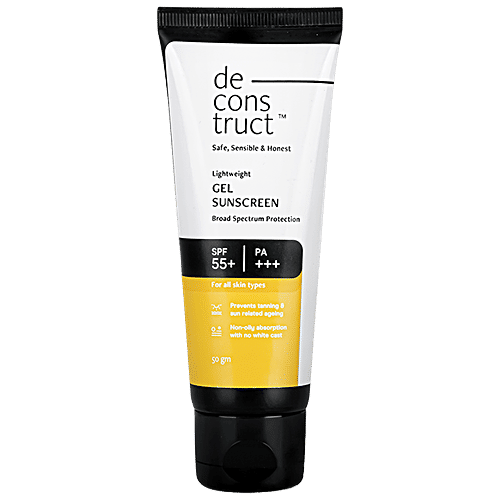 Buy Deconstruct Lightweight Gel Sunscreen - Broad-Spectrum, SPF 55+, PA ...