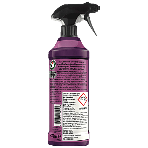 Buy Cif Perfect Finish Multi-Purpose Cleaner Spray - Limescale Removal ...