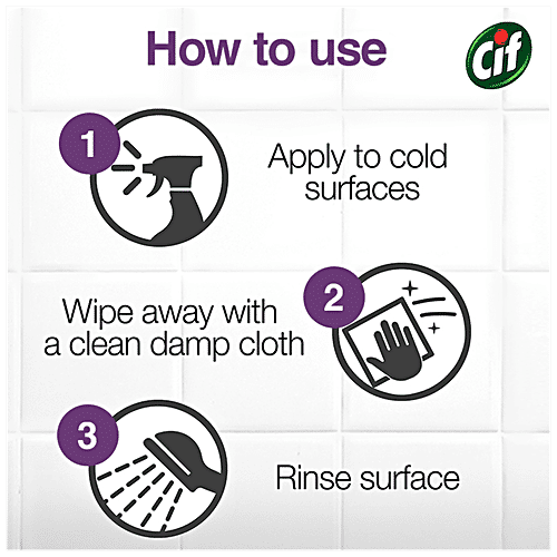 Buy Cif Perfect Finish Multi-Purpose Cleaner Spray - Limescale Removal ...