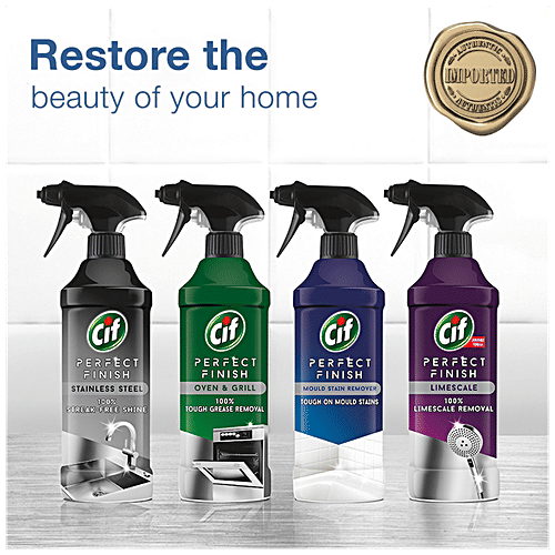 Buy Cif Perfect Finish Cleaning Spray - Tough On Mould Stains, For All ...