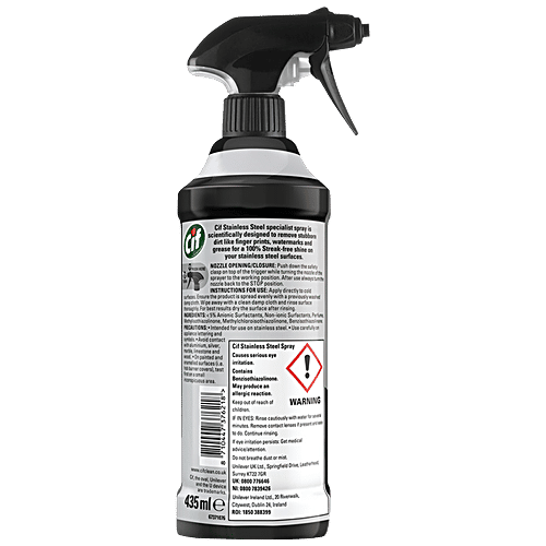 Buy Cif Perfect Finish Cleaning Spray - Stainless Steel, Streak-Free ...