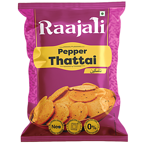 Buy Raajali Pepper Thattai Online at Best Price of Rs 65 - bigbasket