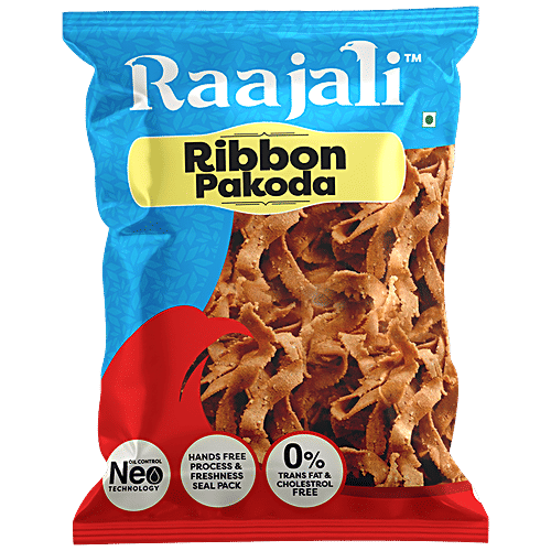 Buy RAAJALI Ribbon Pakoda - Crunchy, Savoury Snack, Cholesterol Free ...