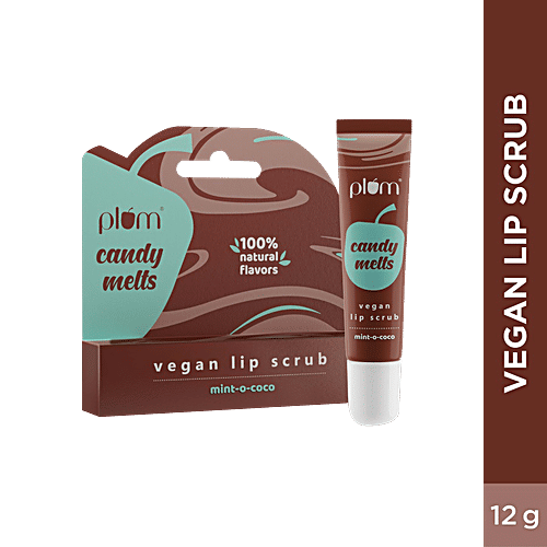 Buy Plum Candy Melts Vegan Lip Scrub - With Plant-Based Oils & Waxes ...