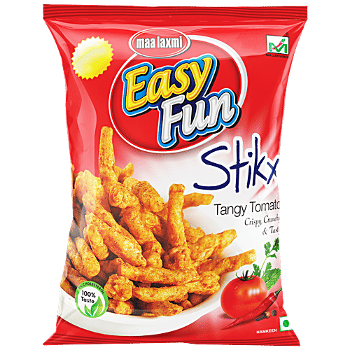 Buy Easy Fun Stikx Namkeen - Tangy Tomato, Crispy & Crunchy Online at ...