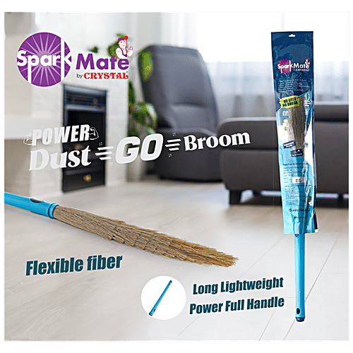 Buy Sparkmate By Crystal No Dust Broom/Jhadu, Easy Floor Cleaning ...