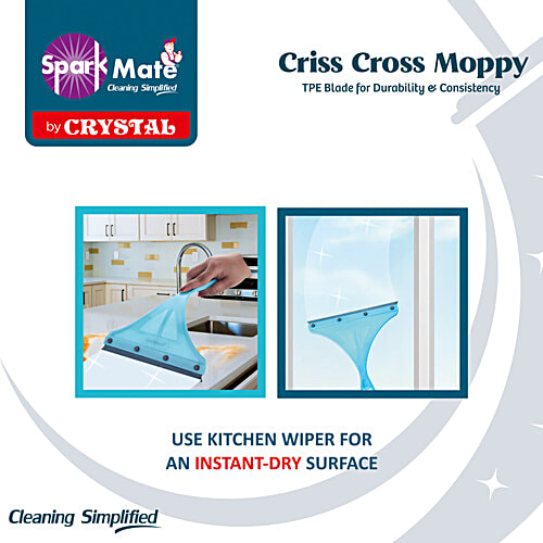 Buy Sparkmate By Crystal Criss Cross Multipurpose Wiper, Kitchen ...