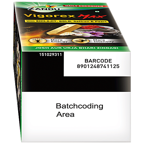 Buy ZANDU Vigorex Max Capsules - Ayurvedic, Daily Energizer Online at ...