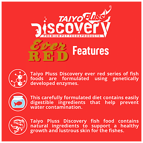 Buy Taiyo Pluss Discovery Ever Red Tropical Fish Food - Complete ...