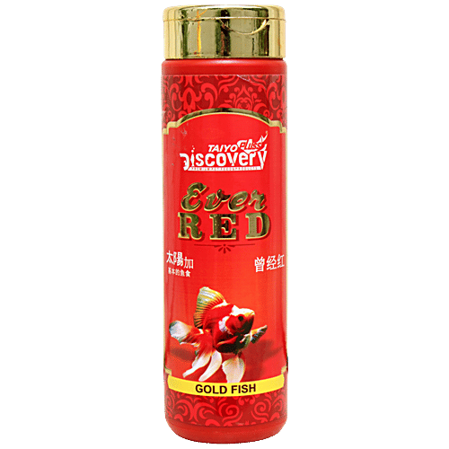 Buy Taiyo Pluss Discovery Ever Red Gold Fish Food - Complete & Balanced ...