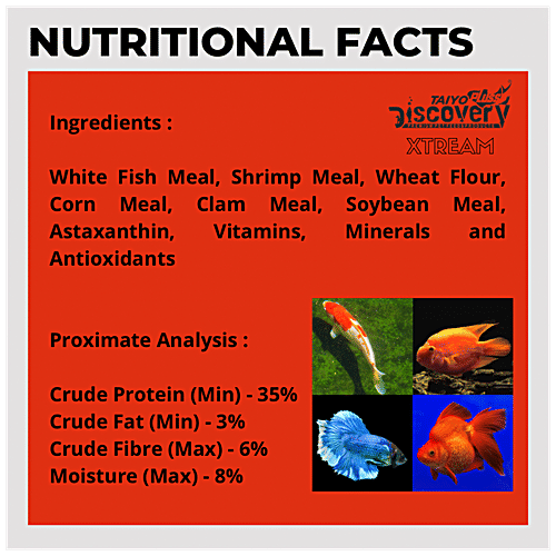 Buy Taiyo Pluss Discovery Xtream Fast Red Fish Food - Easily Digestible ...