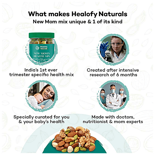 Buy Healofy Naturals New Mom's Health Mix - Rich In Protein & Calcium ...