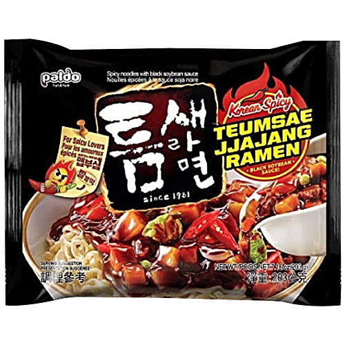 Buy Paldo Teumsae Jjajang Ramen Korean Noodles - Spicy Online at Best ...