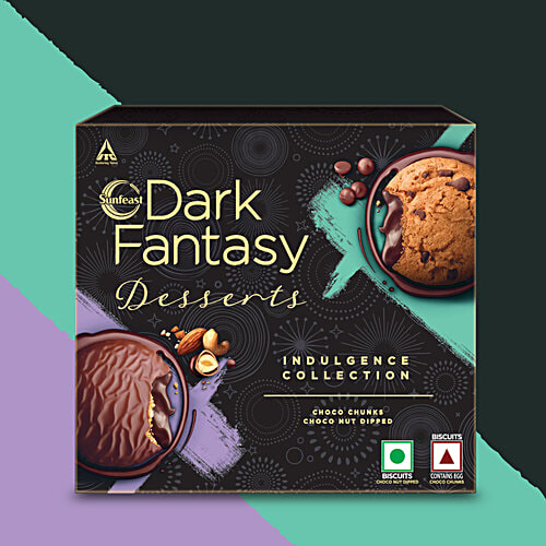 Buy Sunfeast Dark Fantasy Choco Chunks & Choco Dipped Desserts Online ...