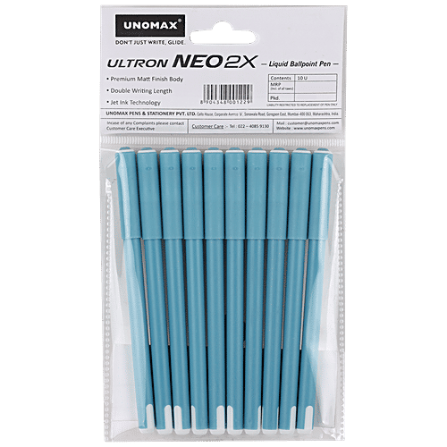Buy Unomax Ultron Neo 2X Liquid Ball Pen - Jet Ink, For Smooth Writing ...