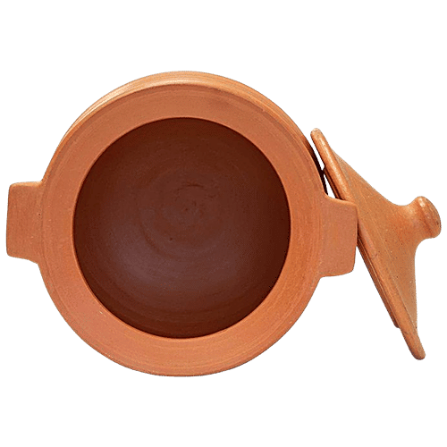 Buy Platt Happy Earth Unglazed Terracotta Clay Handi Curry Pot - With ...