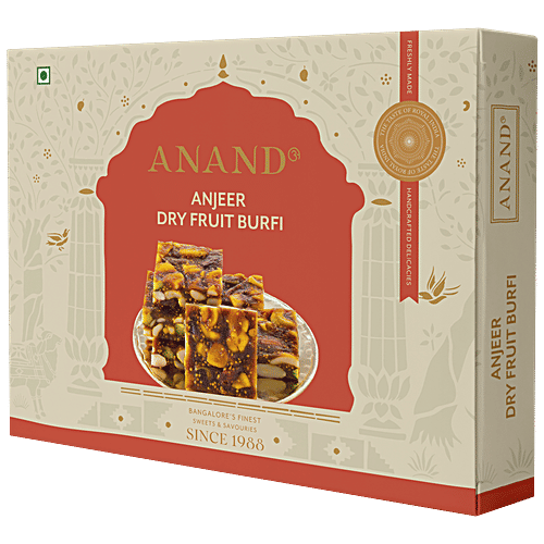 Buy Anand Sweets Anjeer Dry Fruits Burfi - Sweets, Dessert, Snack ...