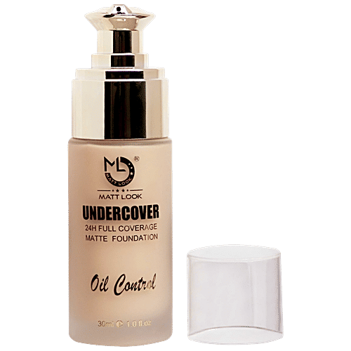 Buy Mattlook Under Cover 24H Full Coverage Matte Foundation - Oil ...
